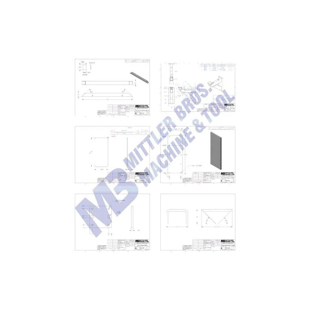 Mittler Bros. Power Hammer Kit Drawings — Shape The Metal